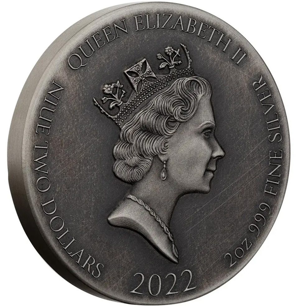 2022 (New) Bible Series Samson and the Gate of Gaza Silver 2 oz Coin ...