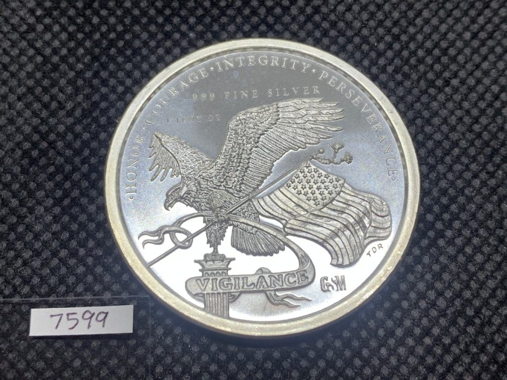 (New) USA「President Donald J. Trump」Silver 1 oz Coin #7599 | ゴールド市場ドットコム