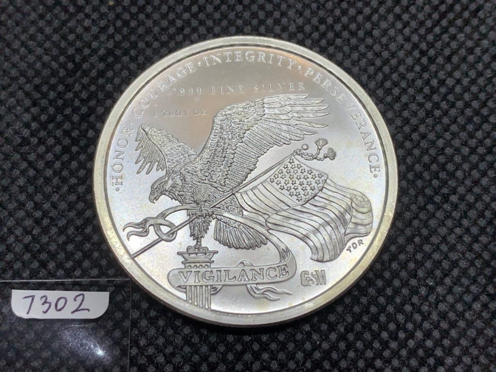 (New) USA「President Donald J. Trump」Silver 1 oz Coin #7302 | ゴールド市場ドットコム