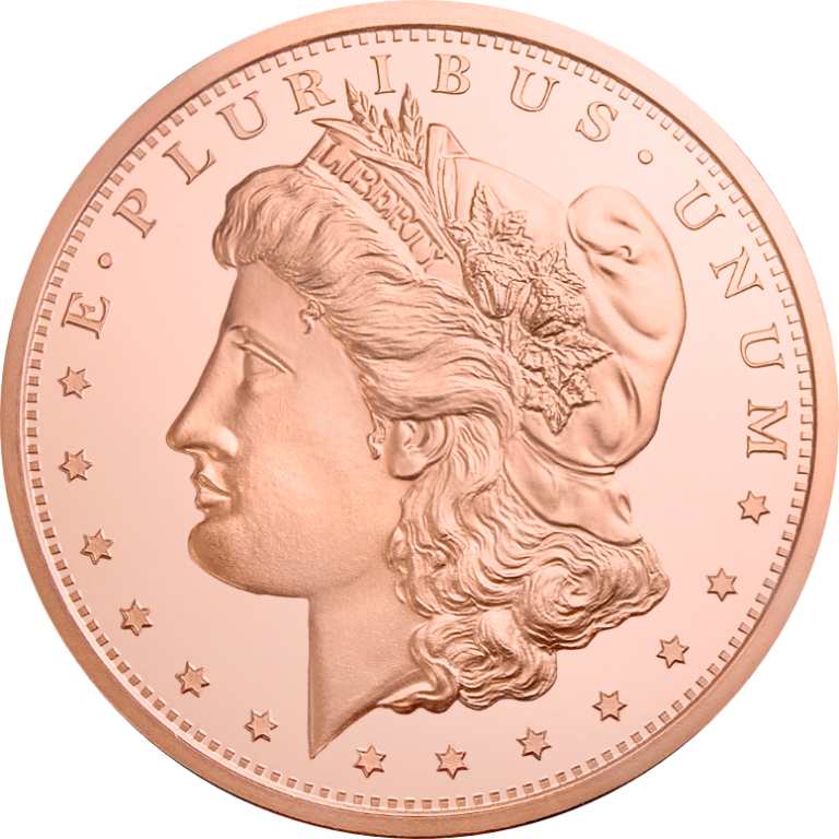 (New) USA Morgan Dollar Copper 2 oz Round | ゴールド市場ドットコム