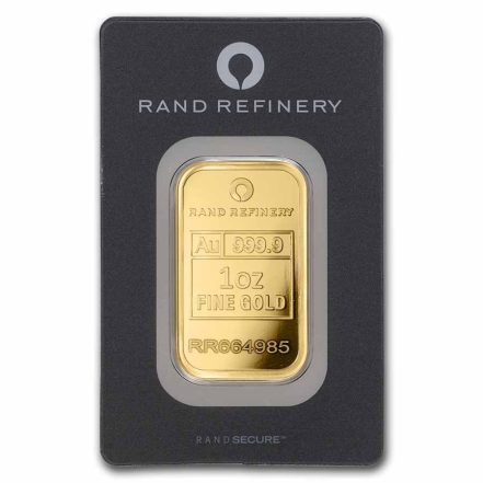 (New) South Africa Rand Refinery Gold 1 oz Bar | ゴールド市場ドットコム