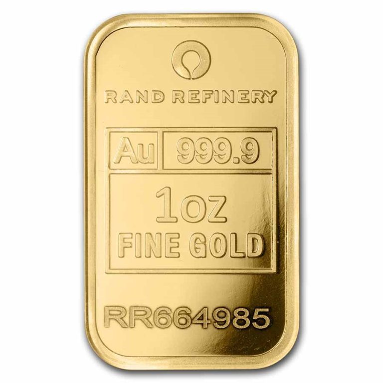 (New) South Africa Rand Refinery Gold 1 oz Bar | ゴールド市場ドットコム